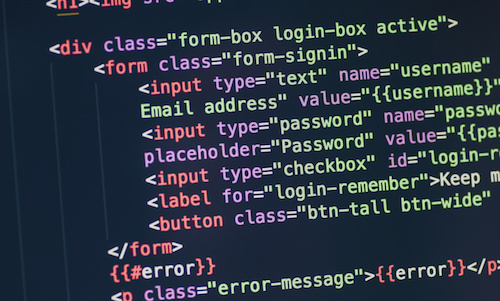 Html Code On Computer Screen - Cebod Telecom